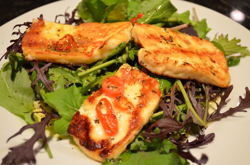 Minty Chili And Lemon Halloumi | I Sing In The Kitchen