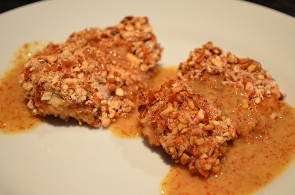 Crispy Pretzel Chicken With Honey-Mustard Sauce. Diving Into Some Deep ...